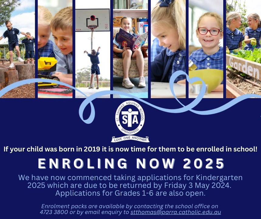 Catholic Primary School | St Thomas Aquinas | Springwood